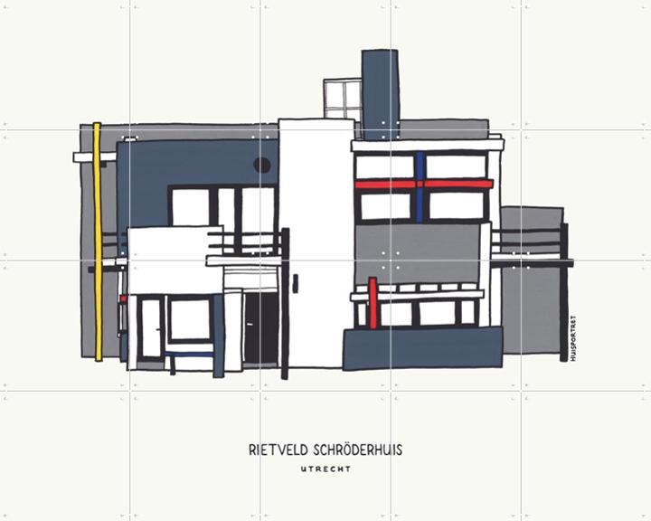 Schroder House Elevation