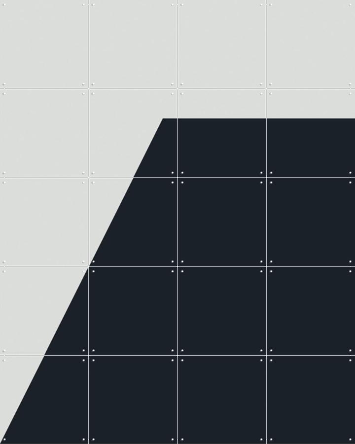 Color blocking - Grey Black, door Allon Dery - IXXI