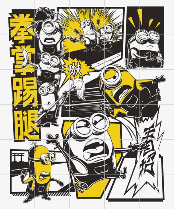 The Minions Attack, par The Minions & Universal Pictures - IXXI