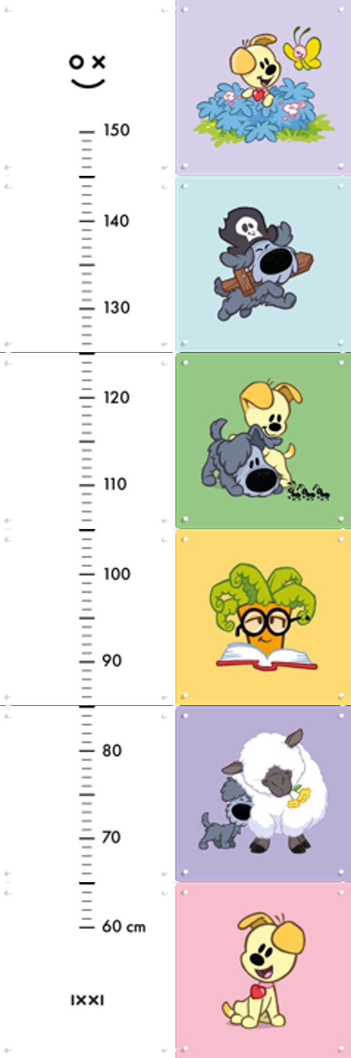 Woezel & Pip Color Growth Chart, by Woezel & Pip - IXXI