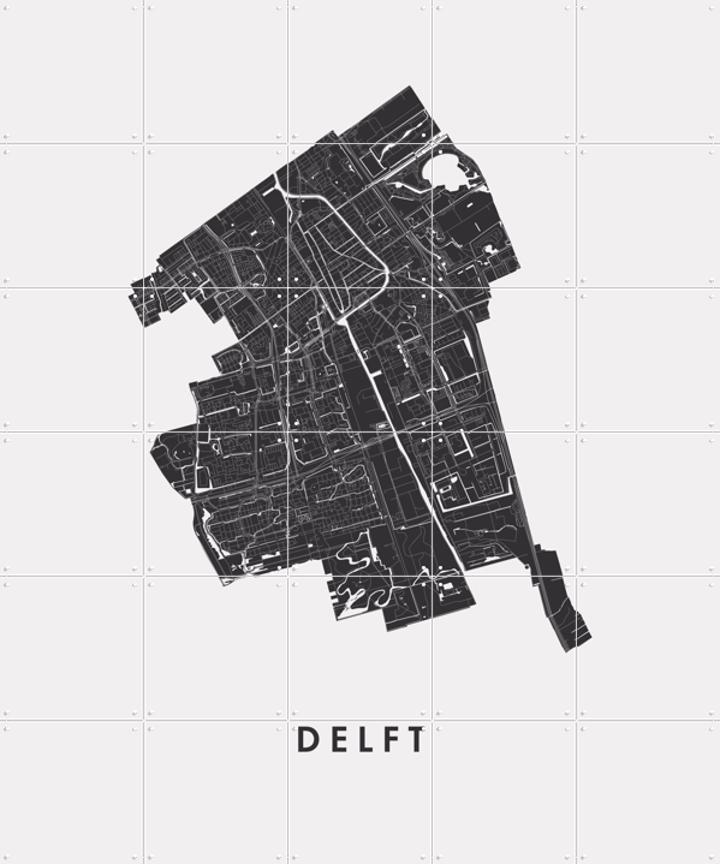 Delft City Map, by Art in Maps - IXXI
