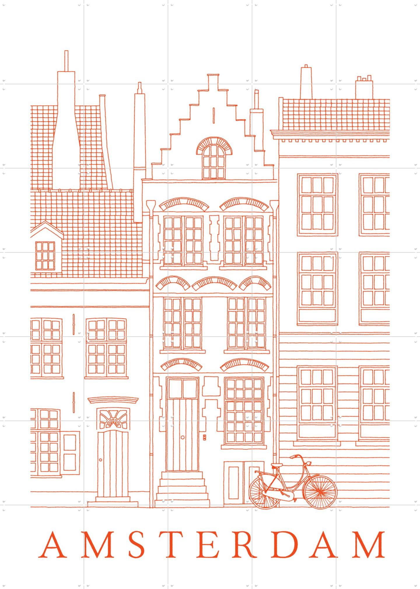 Amsterdam Lines By Florent Bodart | Wall Art & Art Prints | IXXI