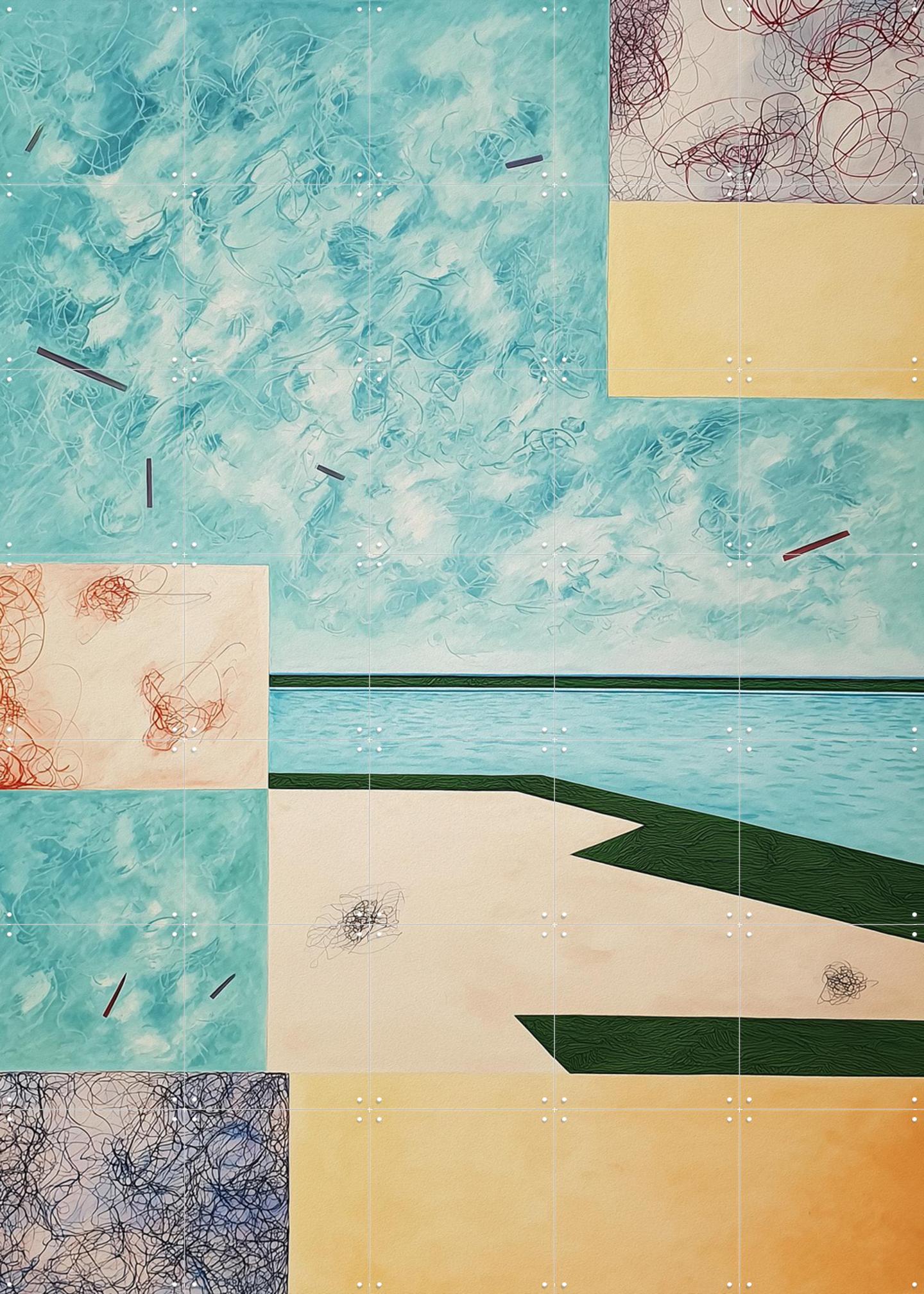 Surreal Pools - Empty Depths Door Artclaud | Wanddecoratie | Kunst aan ...