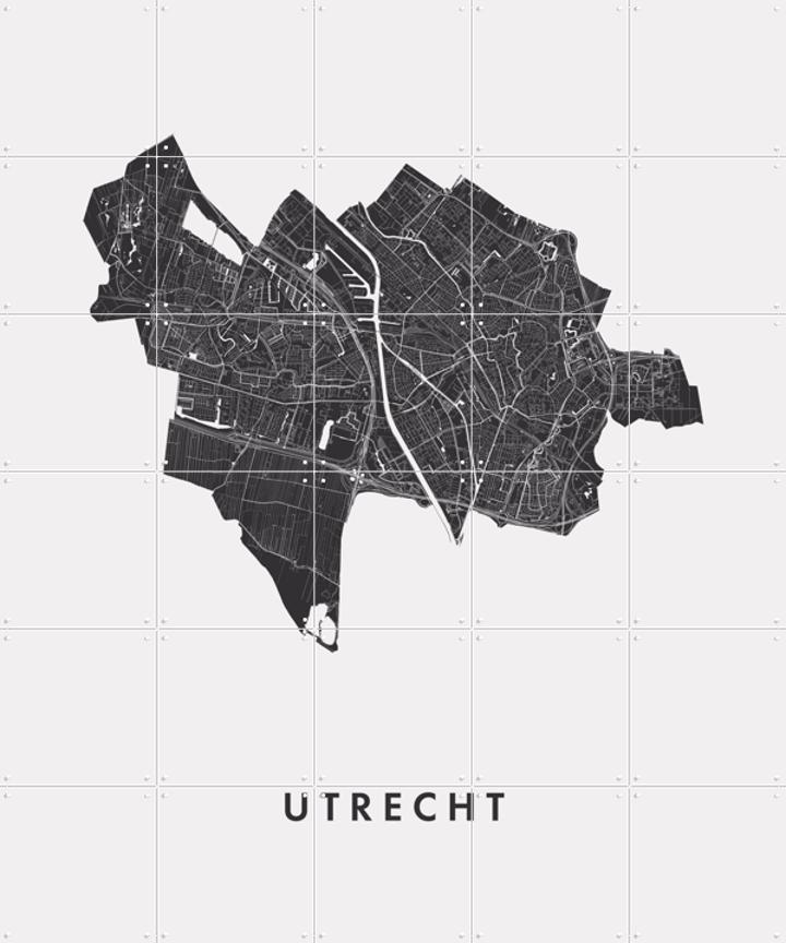 Utrecht City Map, by Art in Maps - IXXI