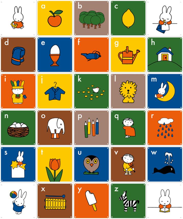 Miffy ABC Collage Box, by Miffy - IXXI