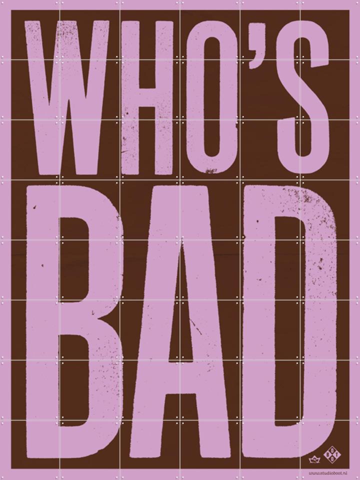 Who's Bad purple, by Studio Boot - IXXI