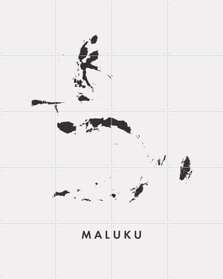 Maluku Island Map, by Art in Maps - IXXI