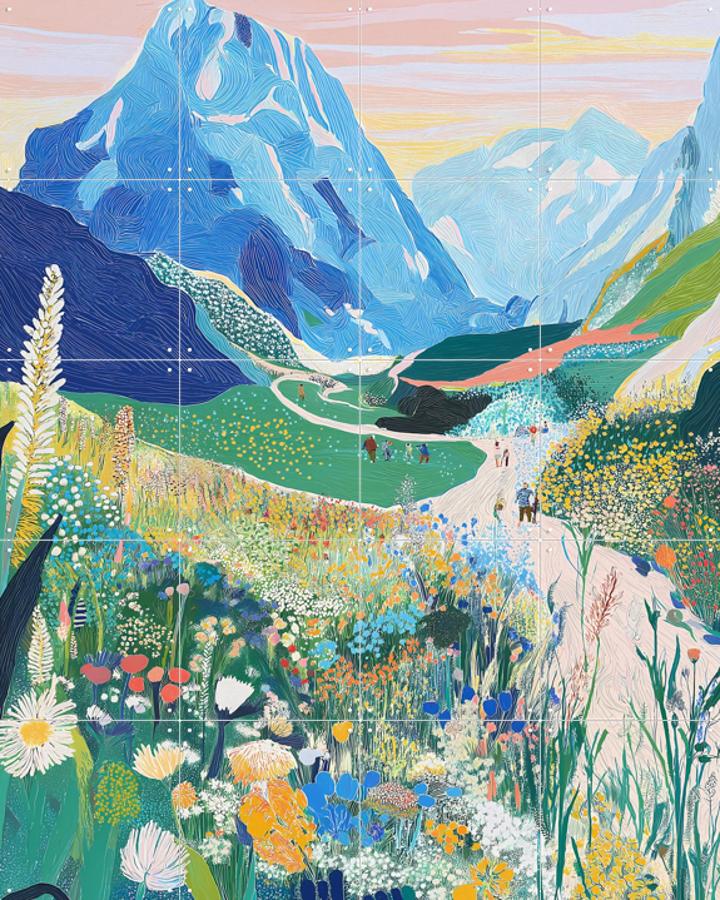 Alpine Bloom, by Artclaud - IXXI