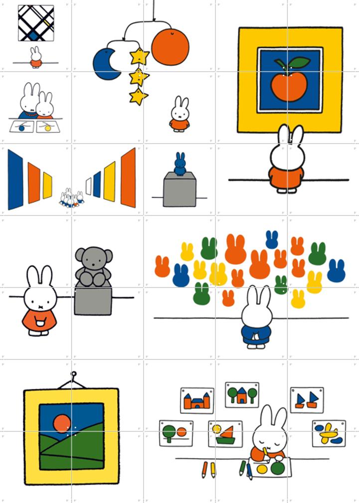 Miffy at the Museum Collage Box, by Miffy - IXXI