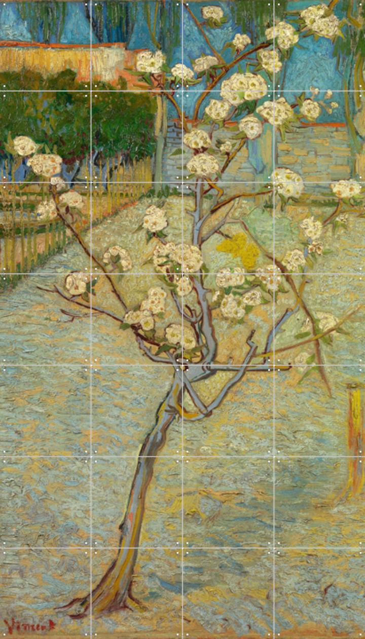 Small Pear Tree in Blossom, by Vincent van Gogh & Van Gogh Museum - IXXI