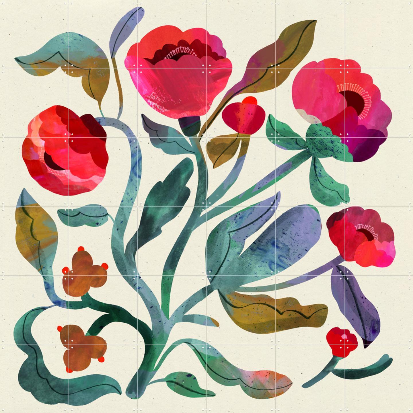 Flower Bouquet By Lena Addink | Wall Art & Art Prints | IXXI
