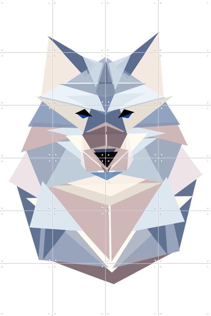 Polygon Wolf, by BAINAI - IXXI