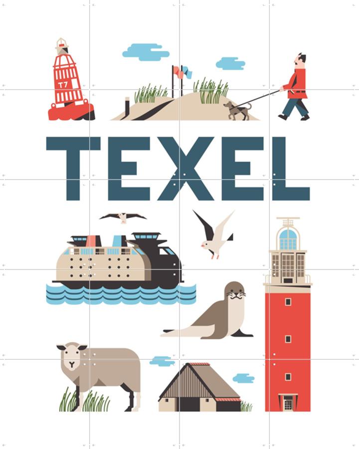 Texel, by Jochem Coenen & Art in Maps - IXXI