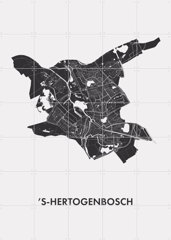 's-Hertogenbosch City Map, par Art in Maps - IXXI