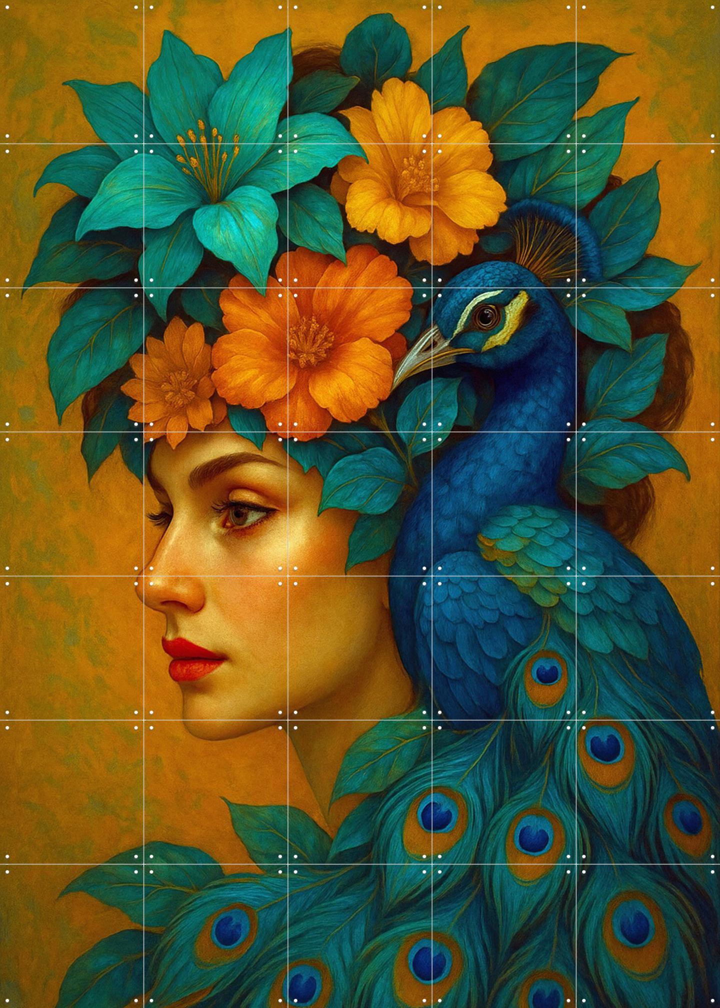 Peacock Chic, don’t Try This At Home Par Moonheart Artworks | Tableaux ...