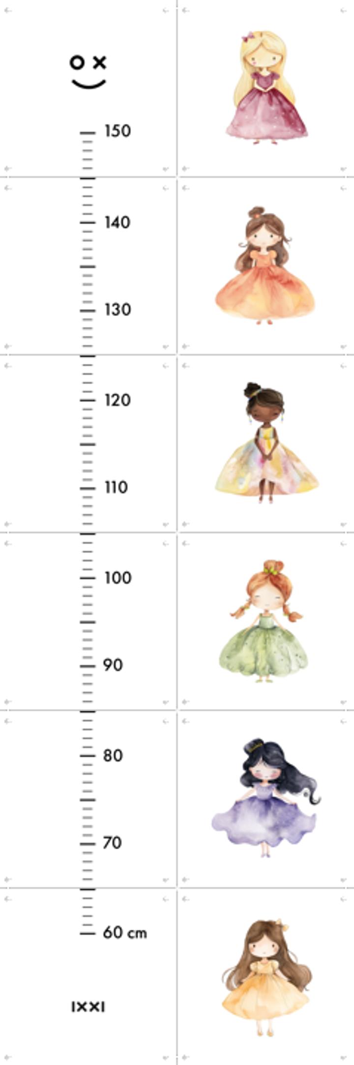 Princess Growth Chart, by IXXI - IXXI