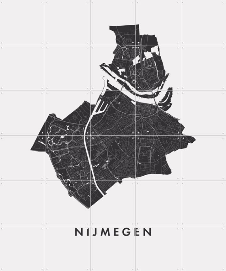 Nijmegen City Map, by Art in Maps - IXXI