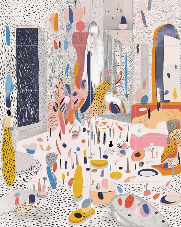Plaza Patterns, by Artclaud - IXXI