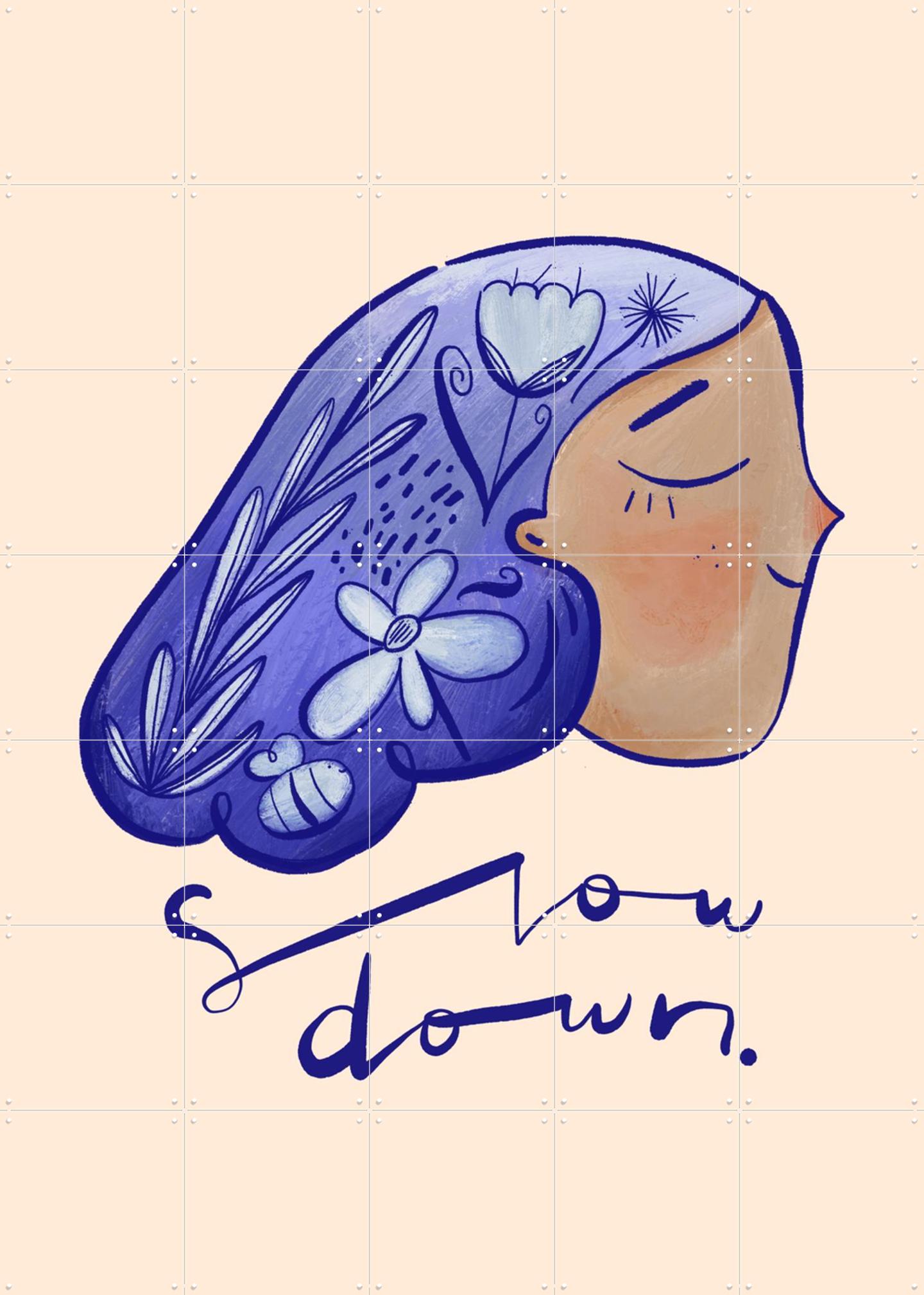 Slow Down Par Gozde | Tableaux & Affiches murales | IXXI
